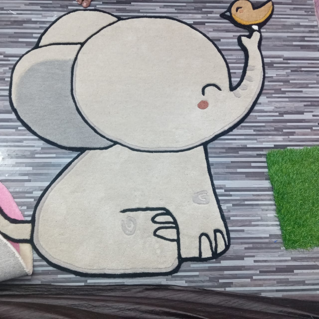 Elephant Rug | Aesthetic Rugs – Santa Bling